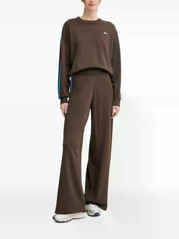 P.E Nation Retreat Side-stripe Track Pants - Brown