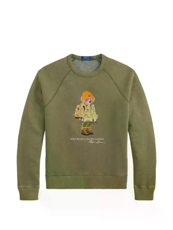 Polo Ralph Lauren Polo Bear Raglan Sleeve Sweater - Green