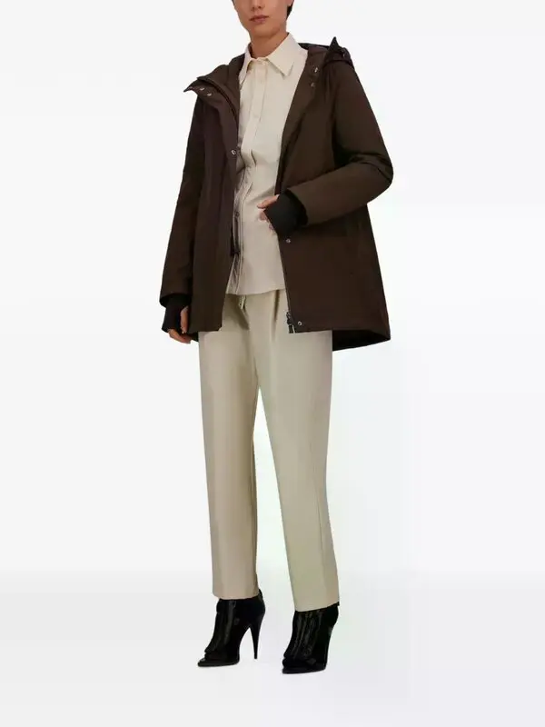 Herno Elasticated Drawstring-waist Straight Trousers
