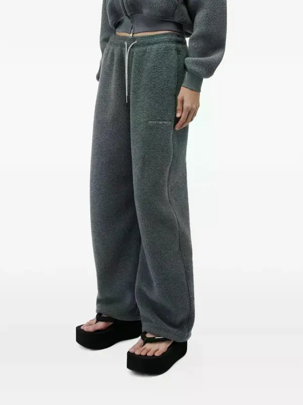 Alexander Wang Mid-rise Track Pant W/ Rhinestone Drawcord