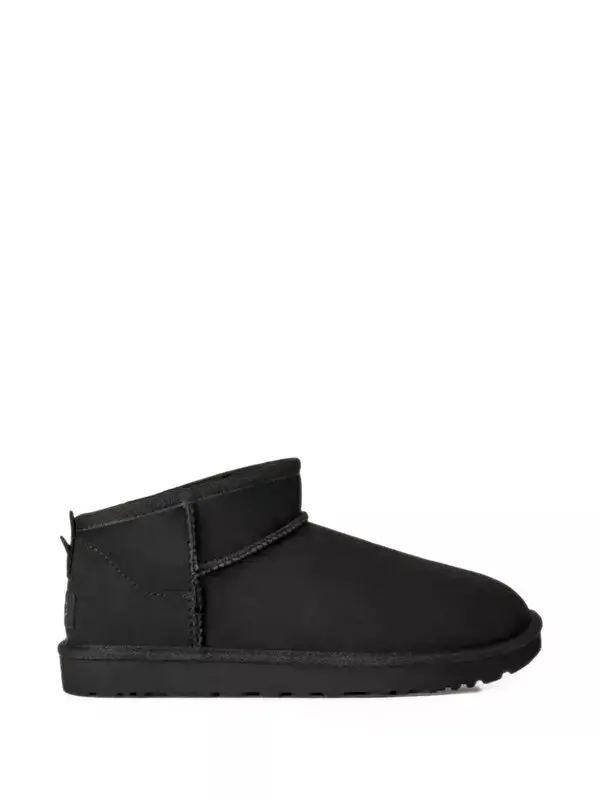 UGG Classic Ultra Mini Ankle Boots - Black