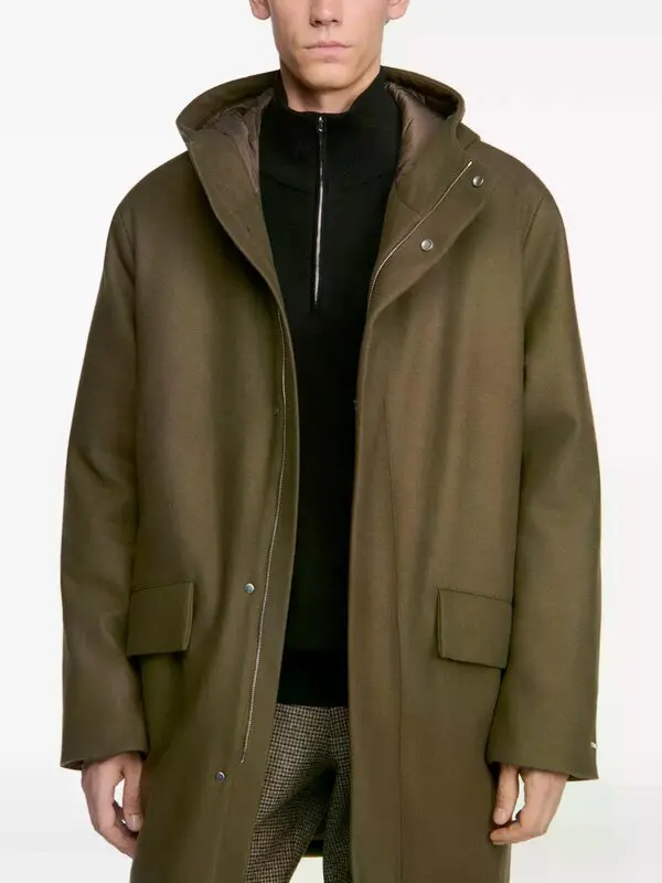 Sandro Hooded Zip-up Parka