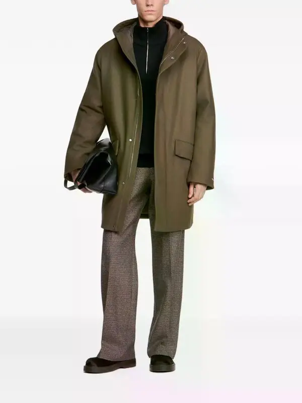 Sandro Hooded Zip-up Parka