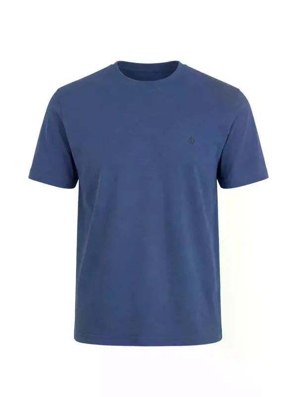 SAMSOE SAMSOE Saotto Logo-embroidered T-shirt - Blue