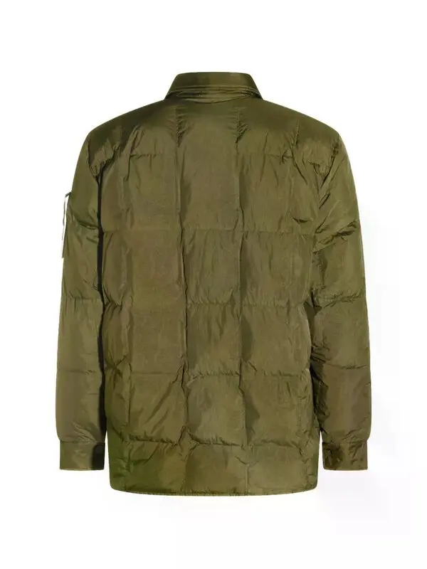 Stone Island Quilted Coat - Green
