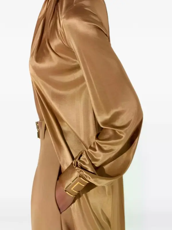 Elisabetta Franchi Blouse In Shiny Jersey Fabric