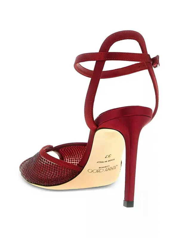 JIMMY CHOO Sacora Embellished Stiletto Sandals