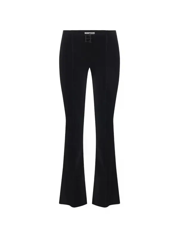 Elisabetta Franchi Velvet Trousers - Black