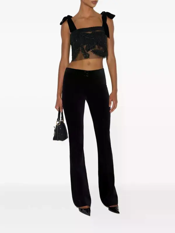 Elisabetta Franchi Velvet Trousers