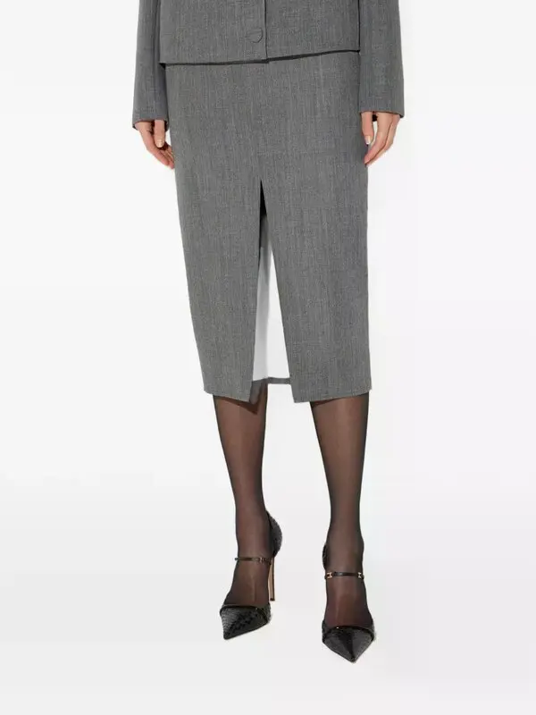 Elisabetta Franchi Wool Skirt