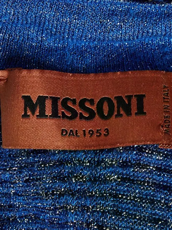 Missoni Sleeveless Striped Knit Midi Dress