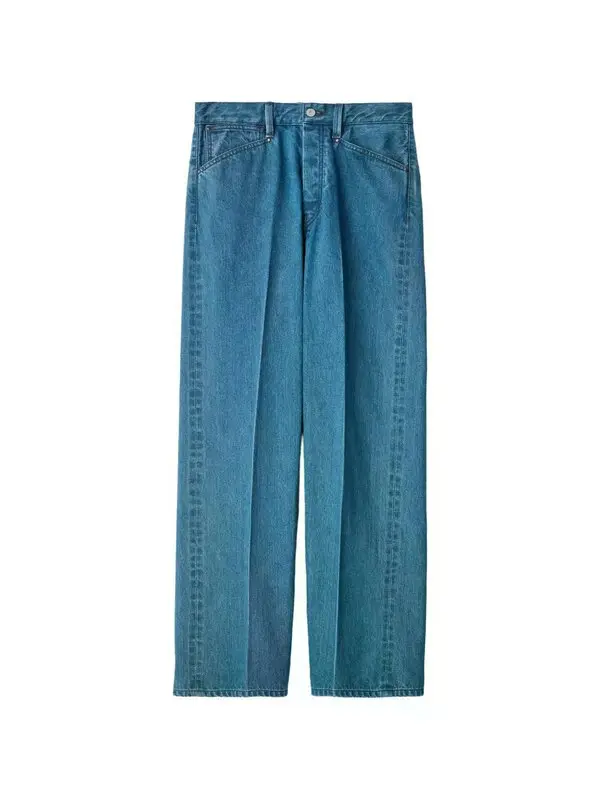 LEMAIRE Straight Five-pocket Pants In Indigo Selvedge Denim - Blue
