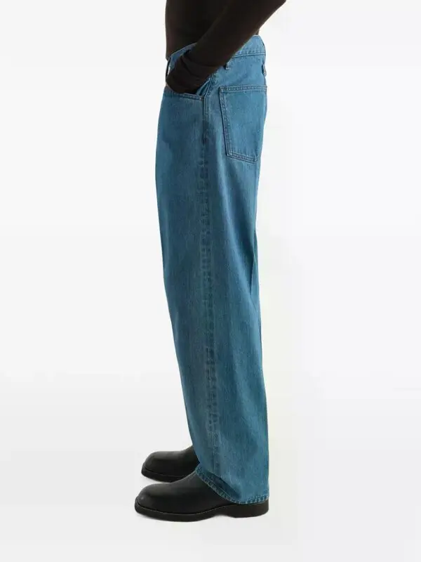 LEMAIRE Straight Five-pocket Pants In Indigo Selvedge Denim
