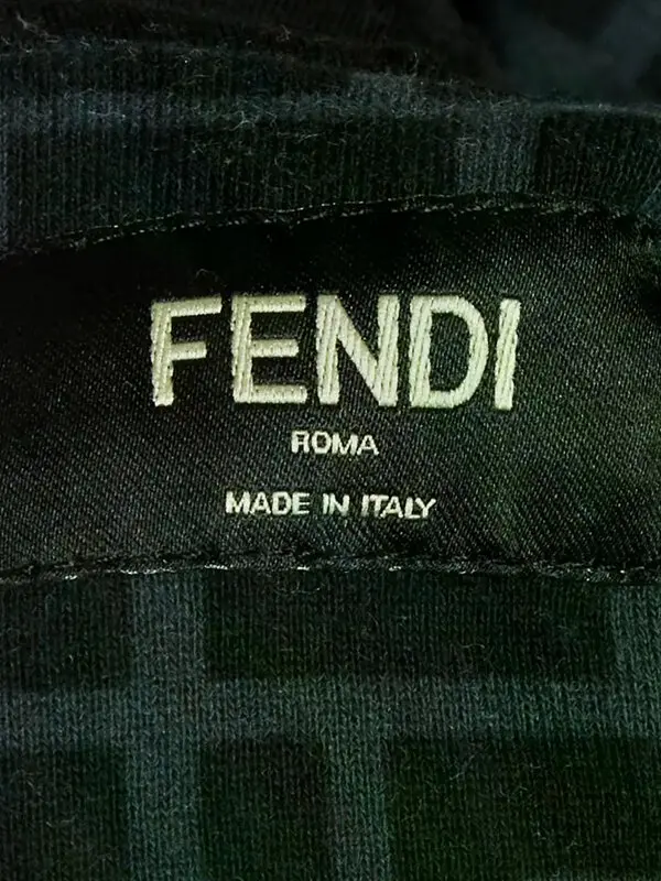 Fendi Zucca Print Drawstring Hoodie