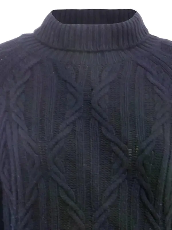 NILI LOTAN Cable-knit Roll-neck Sweater