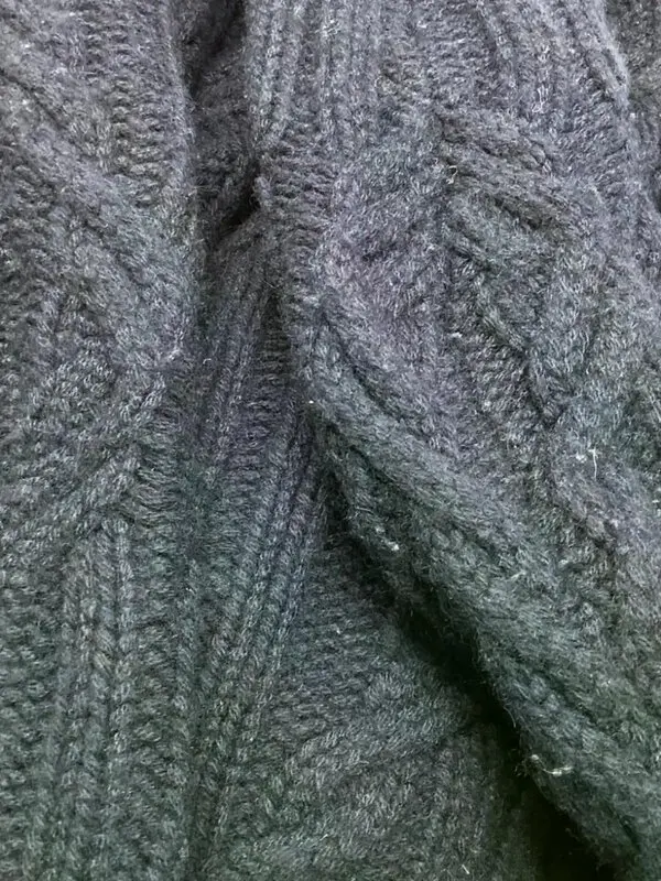 NILI LOTAN Cable-knit Roll-neck Sweater