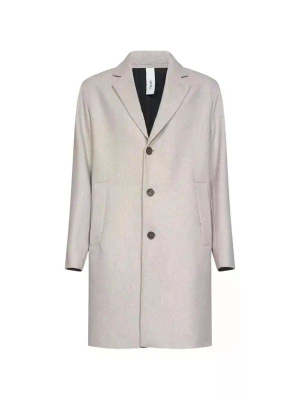 HEVO Cassano Single-breasted Wool-blend Coat