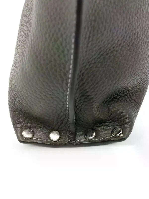 A.p.c. Neige Clou Leather Clutch Bag