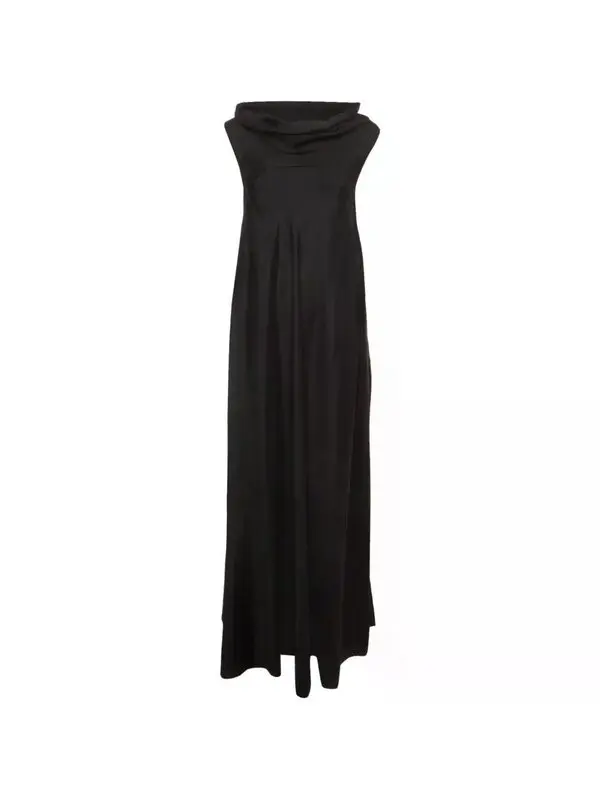 THE ROW Cowl-neck Sleeveless Maxi Dress - Black