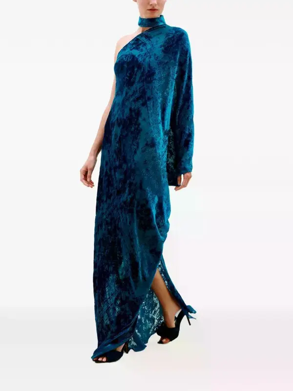 Silvia Tcherassi Anya One-shoulder Maxi Dress