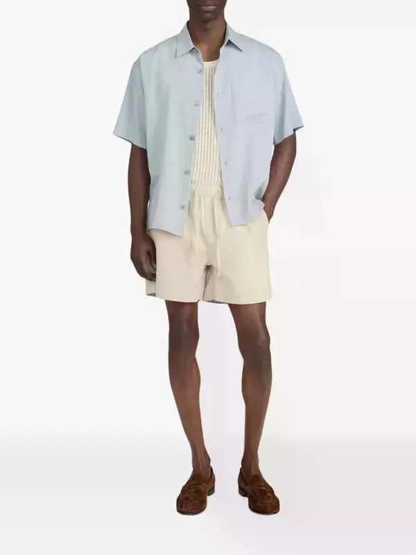 FRAME Short-sleeved Chest-pocket Shirt