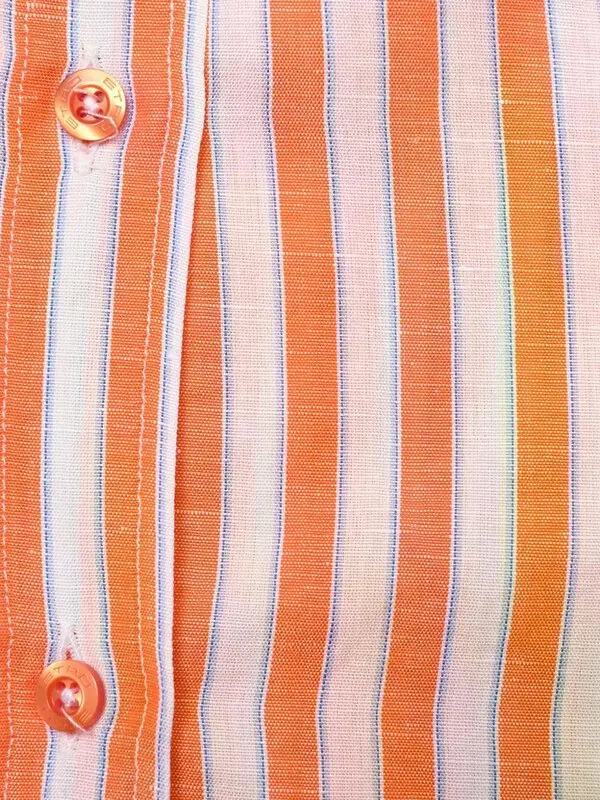 Etro Striped Button-down Shirt - Orange