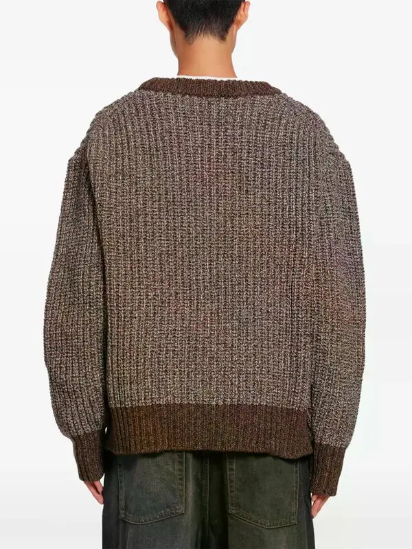 SONG FOR THE MUTE Oversized Chunky-knit Sweater