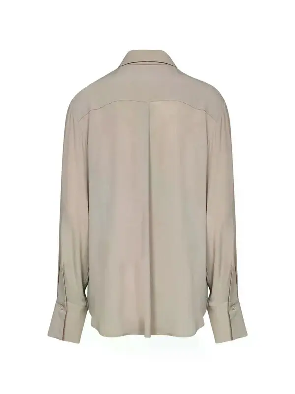 P.a.r.o.s.h Pussy-bow Long-sleeve Shirt