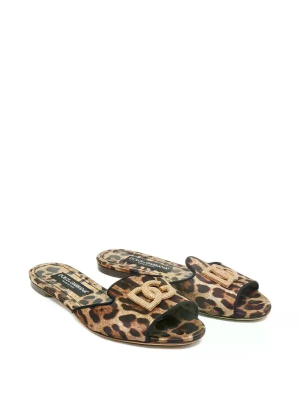 Dolce & Gabbana Dg Leopard-print Sandals