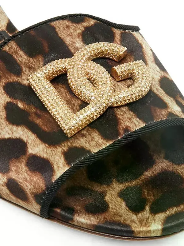 Dolce & Gabbana Dg Leopard-print Sandals