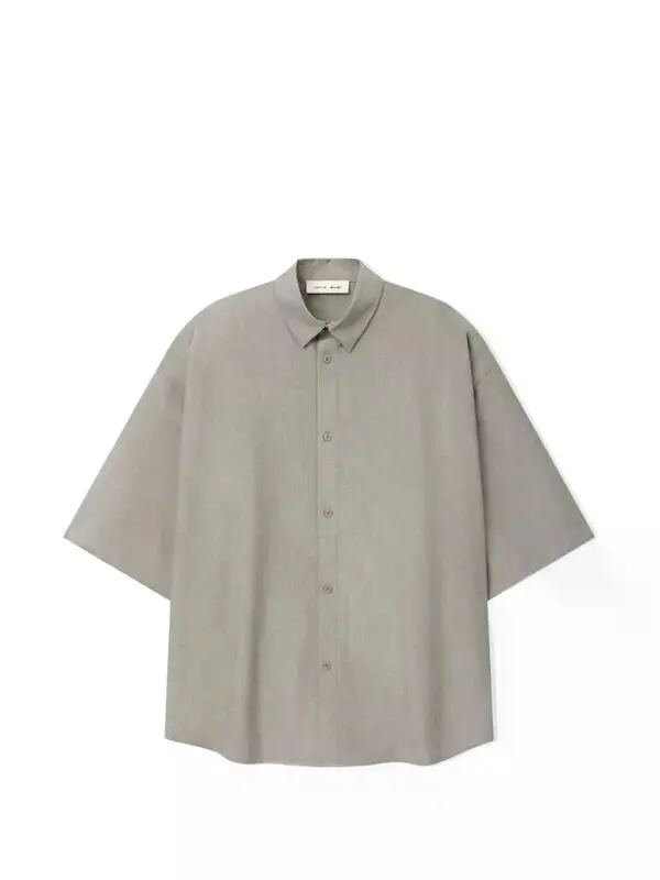 Fear Of God Silk-blend 3/4 Sleeve Button-up Shirt