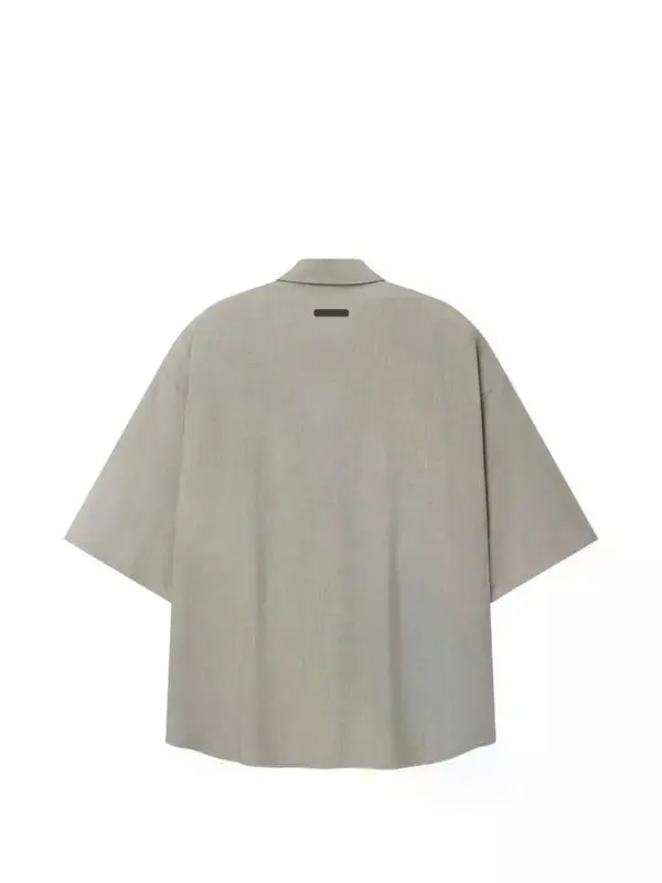 Fear Of God Silk-blend 3/4 Sleeve Button-up Shirt