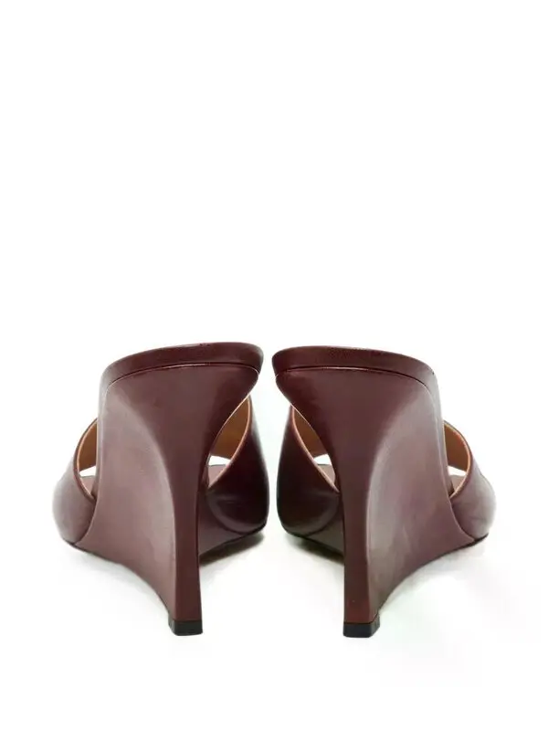 Bottega Veneta Square-toe Wedge Sandals