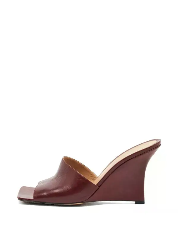 Bottega Veneta Square-toe Wedge Sandals