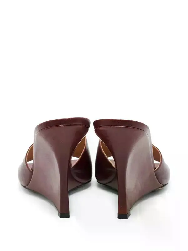 Bottega Veneta Square-toe Wedge Sandals