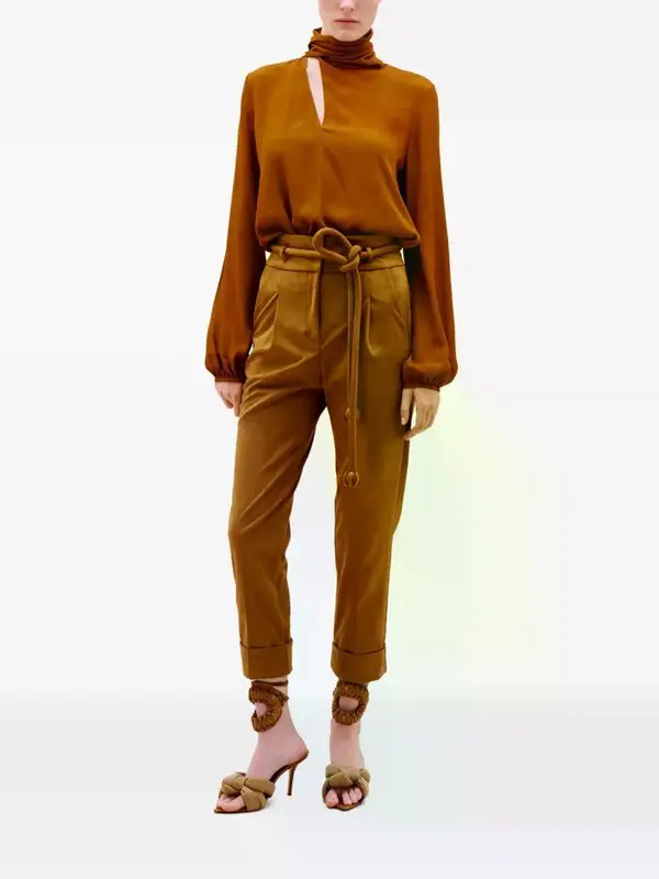 Silvia Tcherassi Alanis Scarf-neck Blouse