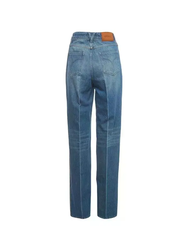 Versace Medusa Detail Straight-leg Jeans