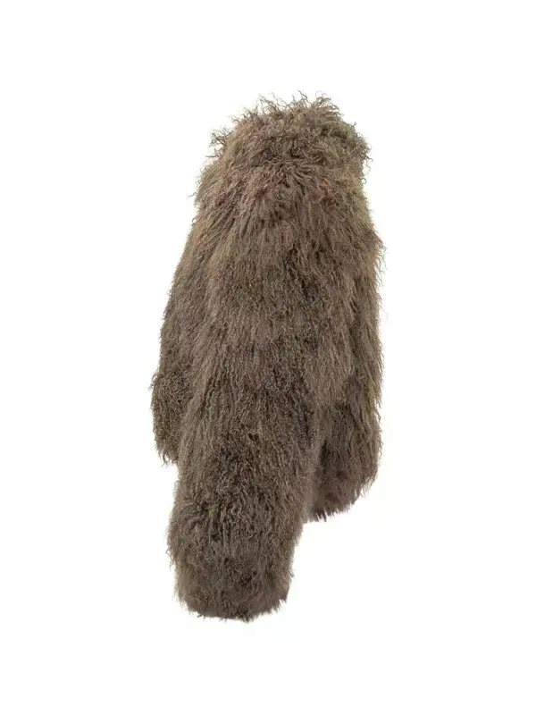 MARTHA LOUIS Mongolian-fur Jacket - Brown