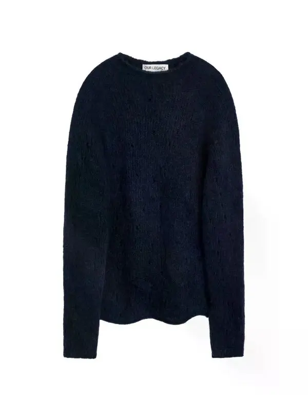 Our Legacy Rider Popover Sweater - Blue