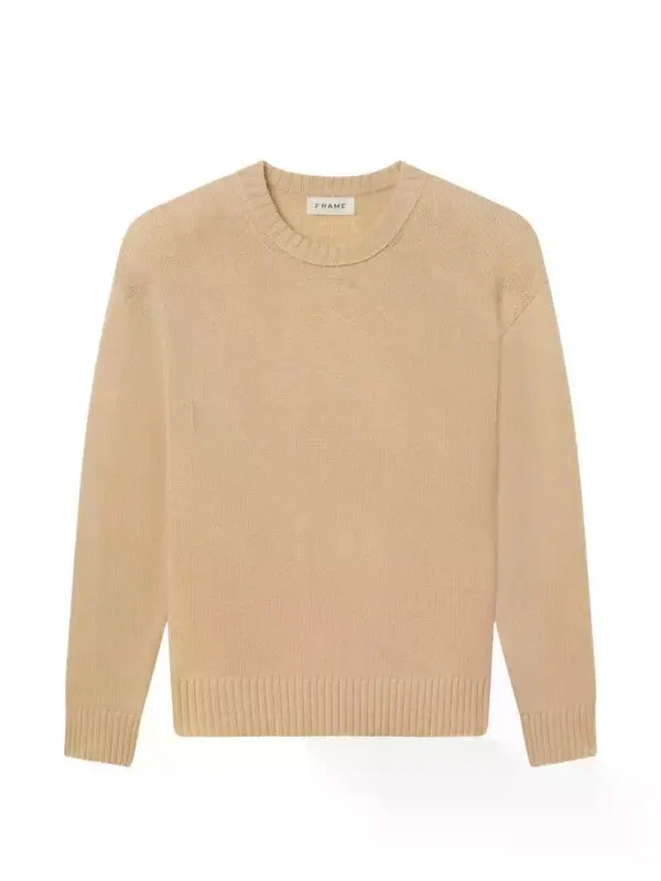 FRAME Crew Neck Drop Shoulder Sweater