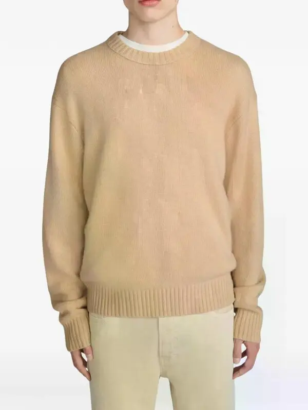 FRAME Crew Neck Drop Shoulder Sweater