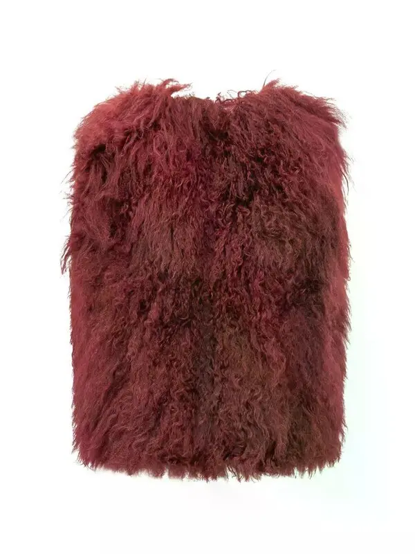 MARTHA LOUIS Mongolian Fur Gilet