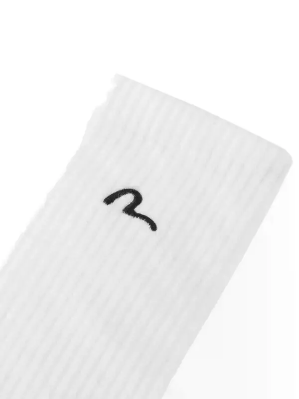 EVISU Seagull Logo-embroidered Socks