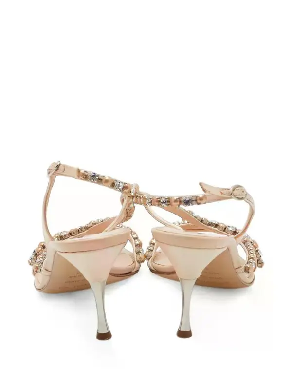 SERGIO ROSSI Crystal-embellished Slingback Sandals