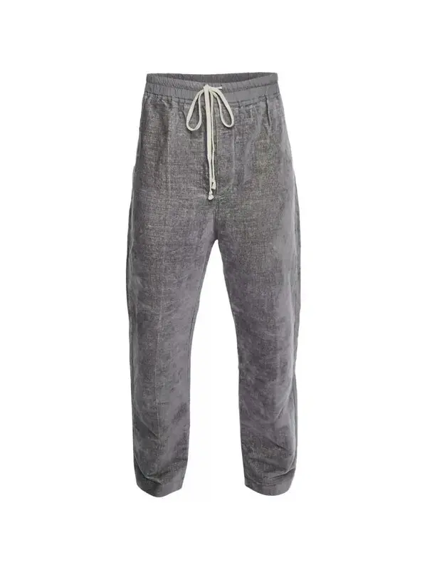 Rick Owens Dropped-crotch Track Pants - Grey