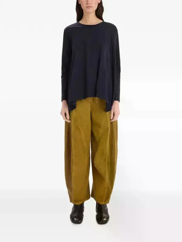 High Asymmetric Long-sleeved T-shirt