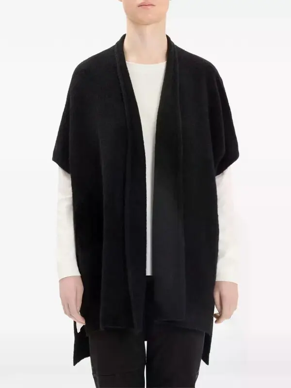 High Prudence Open-front Cardigan - Black