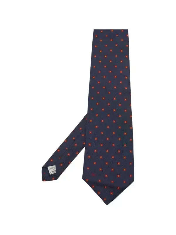 Valentino Garavani Silk Jacquard Neck Tie - Blue