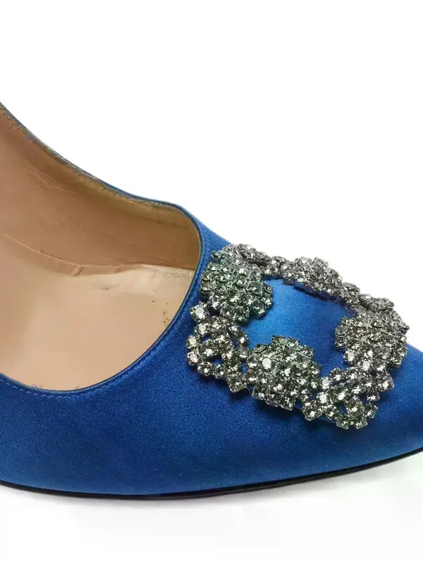 Manolo Blahnik Hangisi Buckle Pumps