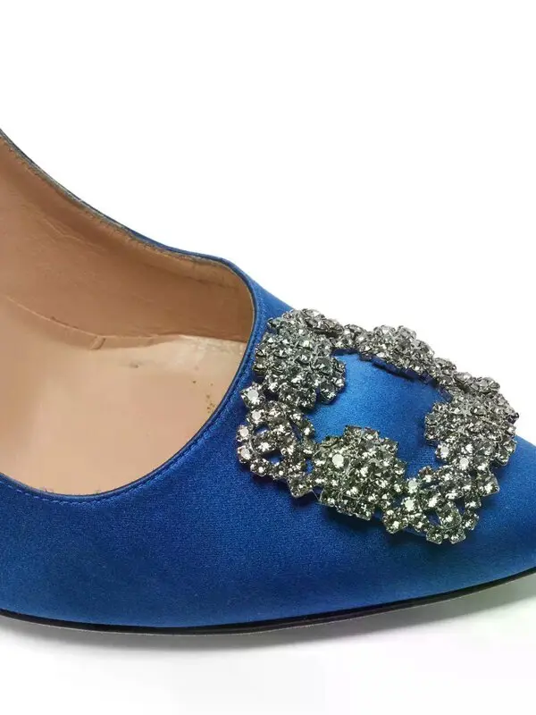 Manolo Blahnik Hangisi Buckle Pumps